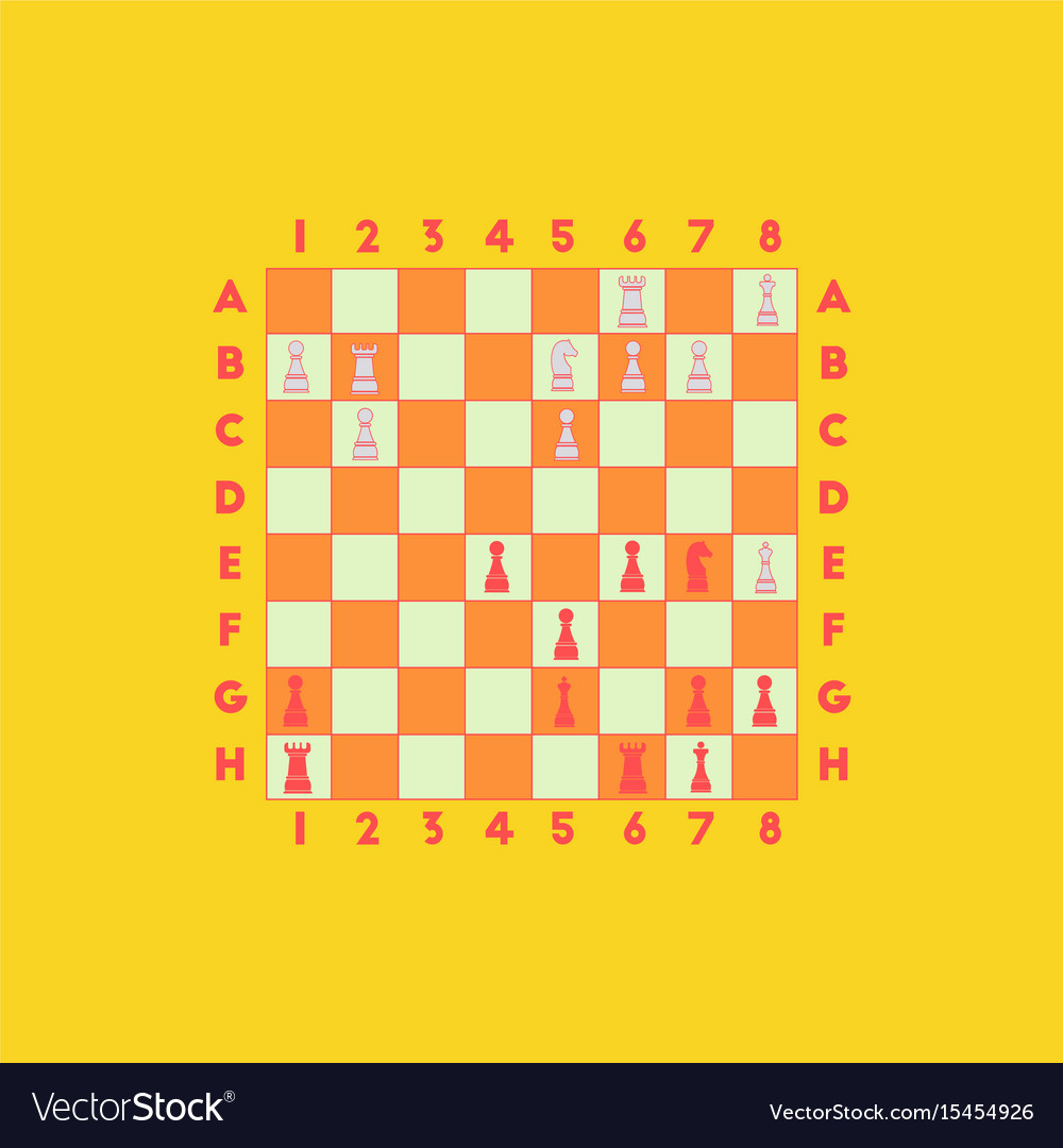 Various chess position Royalty Free Vector Image