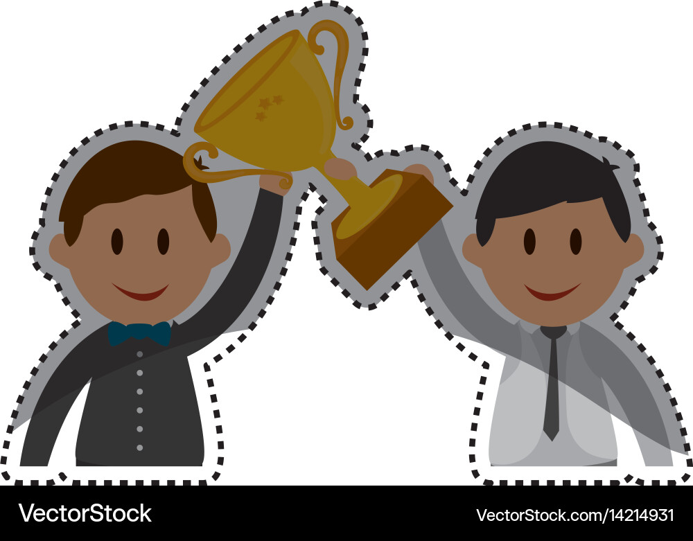 Businessman entrepreneur cartoon Royalty Free Vector Image