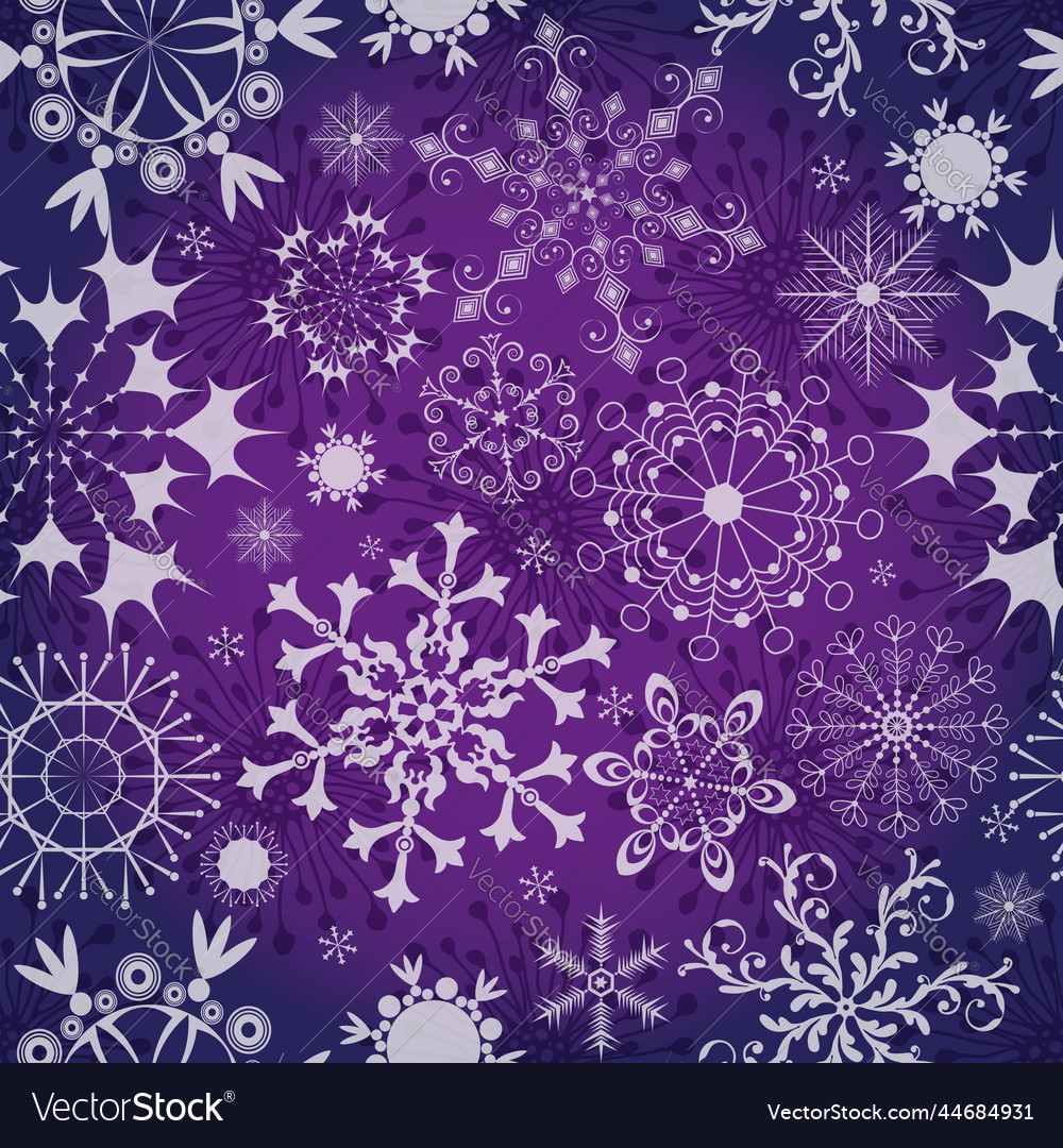 Christmas purple violet gradientn pattern Vector Image