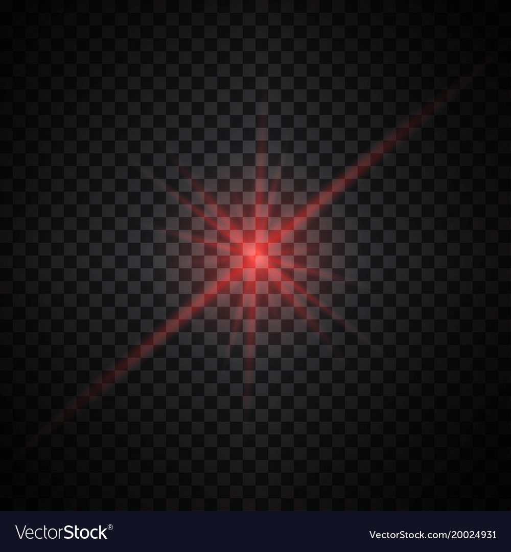 Red glow light effect Royalty Free Vector Image