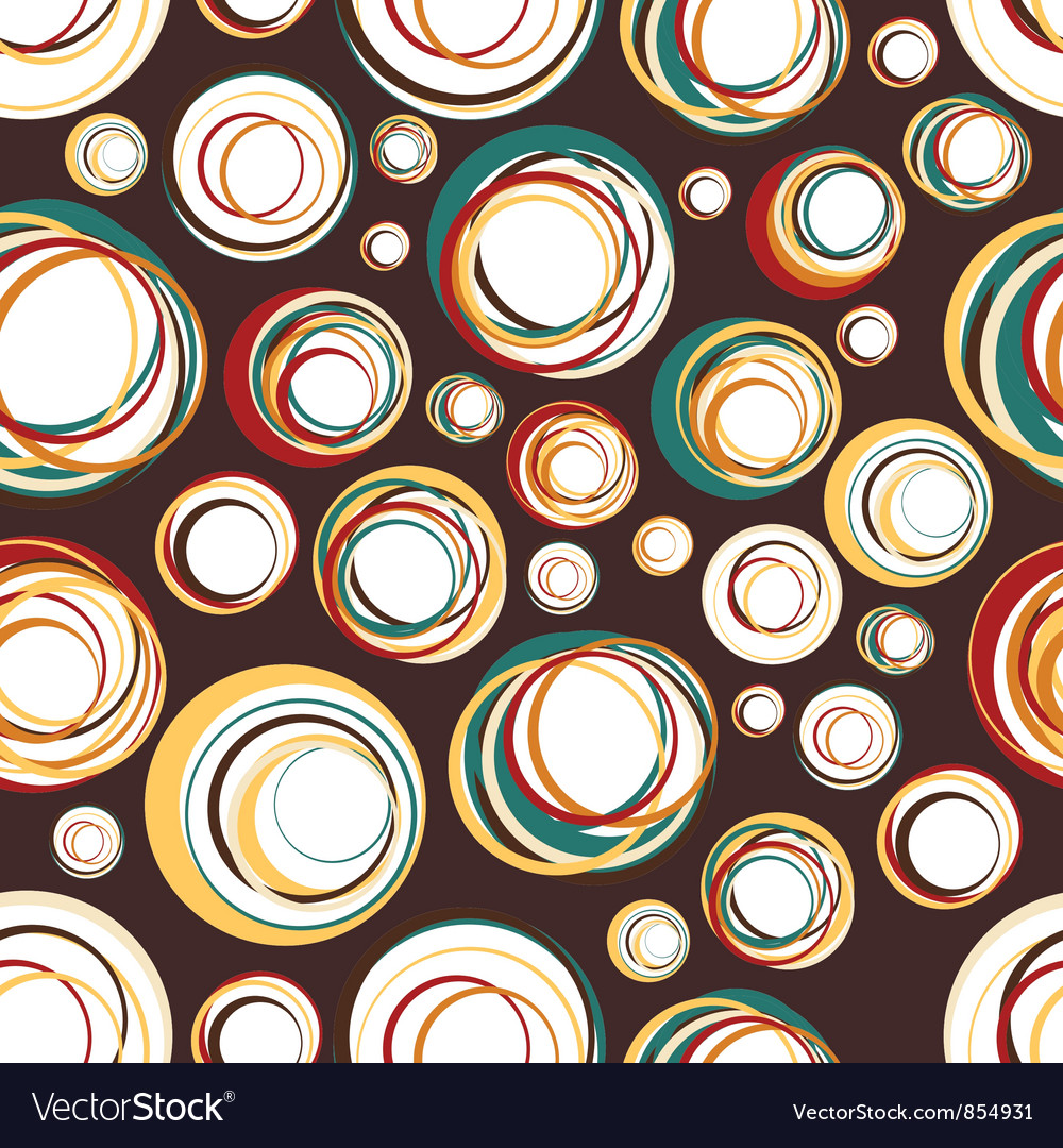 Seamless retro background Royalty Free Vector Image