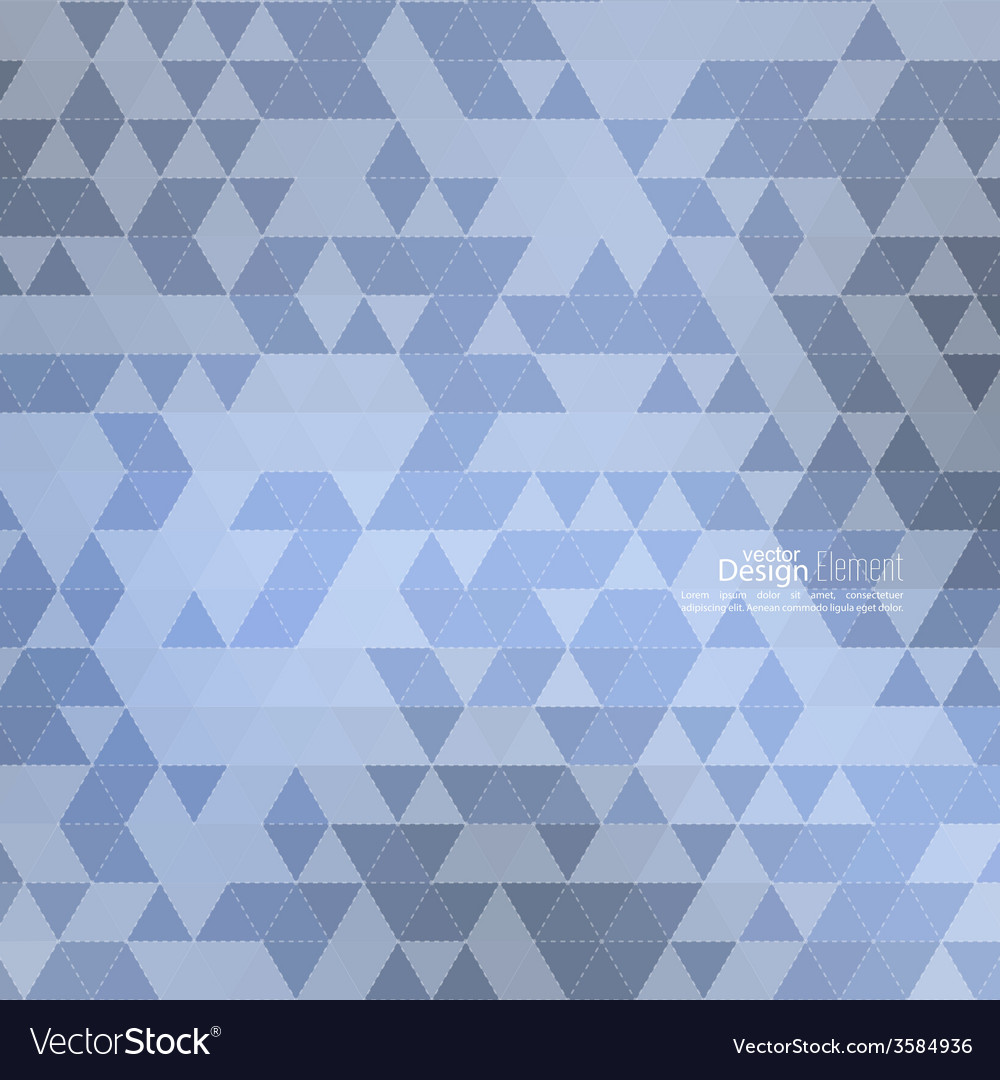 Creative abstract triangle pattern Royalty Free Vector Image