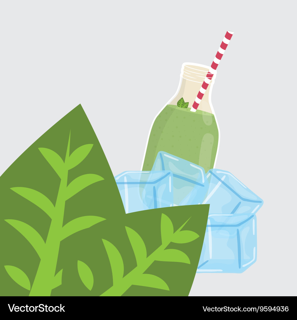Juice design glass icon drink concept Royalty Free Vector