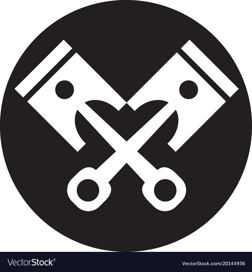 Piston icon Royalty Free Vector Image - VectorStock