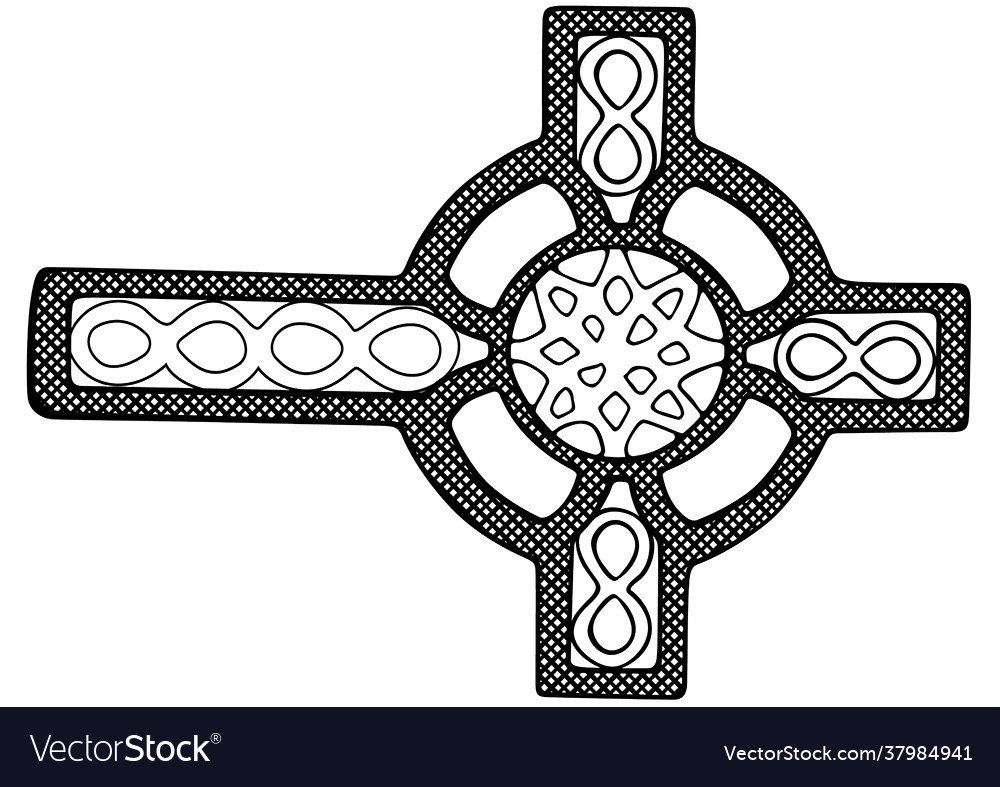 Celtic cross Royalty Free Vector Image - VectorStock