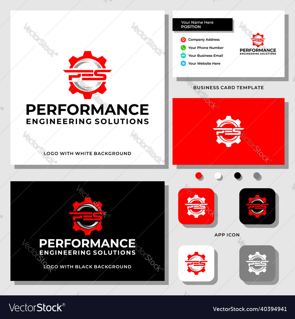 Engineering logo Royalty Free Vector Image - VectorStock