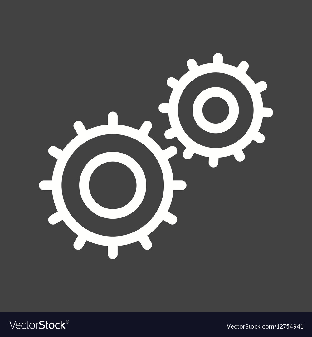 Settings ii Royalty Free Vector Image - VectorStock