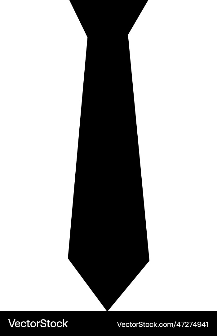 Tie icon image Royalty Free Vector Image - VectorStock