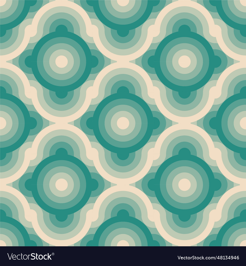 Geometric abstract seamless pattern in gentle Vector Image