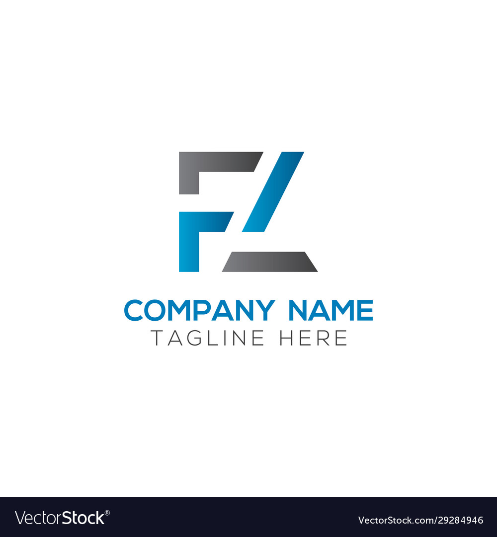 Initial letter fl logo design template creative Vector Image