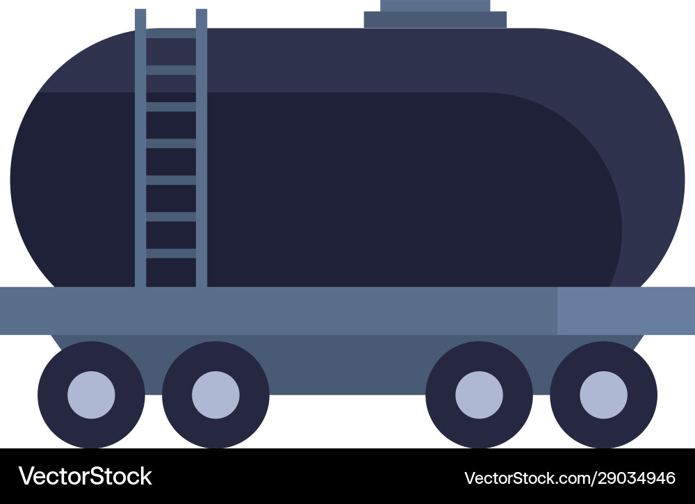 Isolated oil industry tank design Royalty Free Vector Image