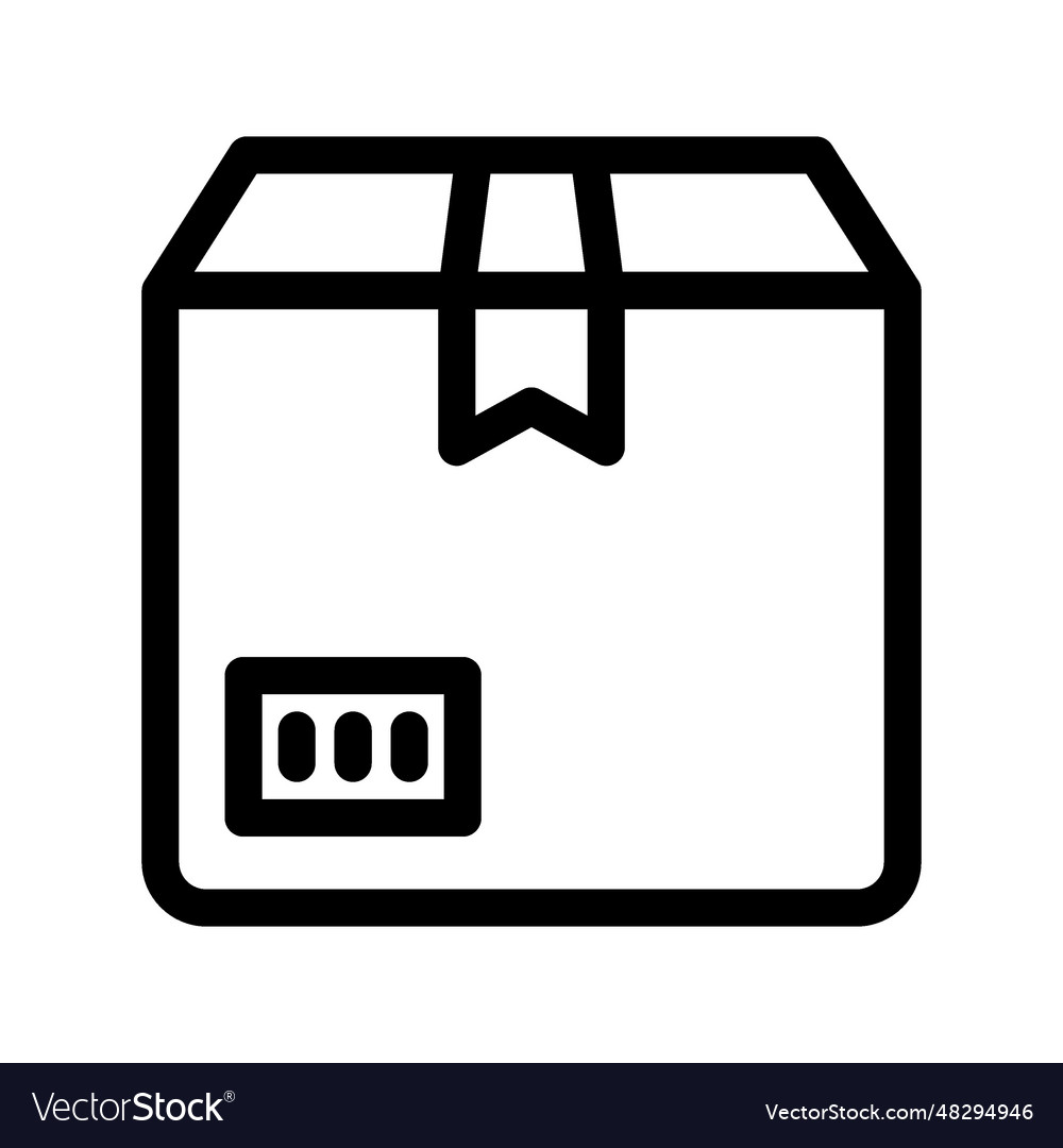 Parcel icon Royalty Free Vector Image - VectorStock