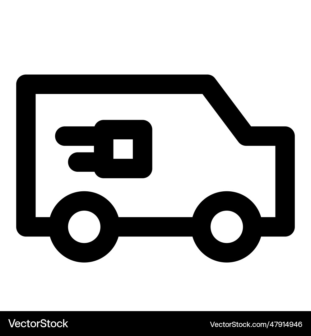 Shipping car in use for goods transportation Vector Image