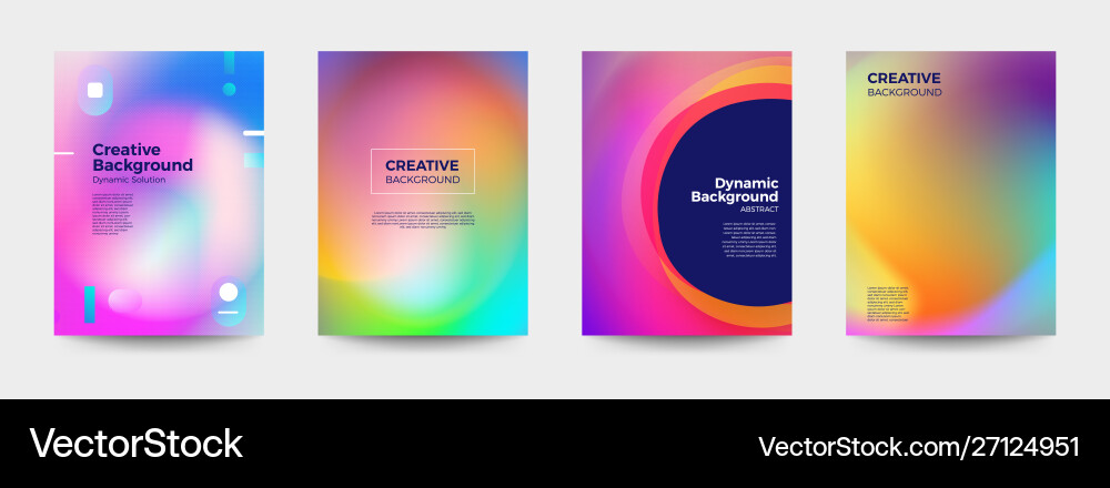 Cover design dynamic background Royalty Free Vector Image