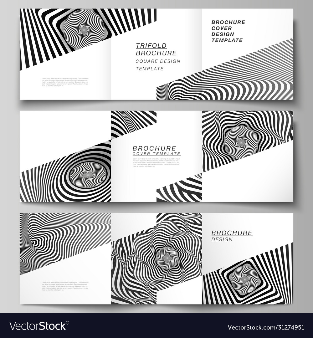 Minimal editable layout square format Royalty Free Vector