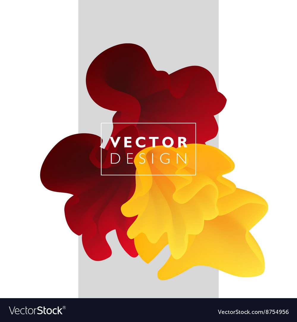 Abstract color cloud Royalty Free Vector Image