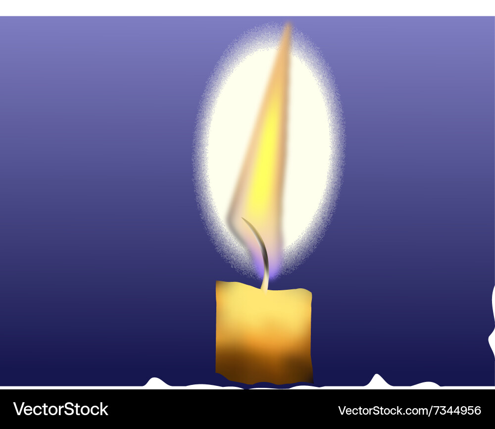 Candle Royalty Free Vector Image - VectorStock