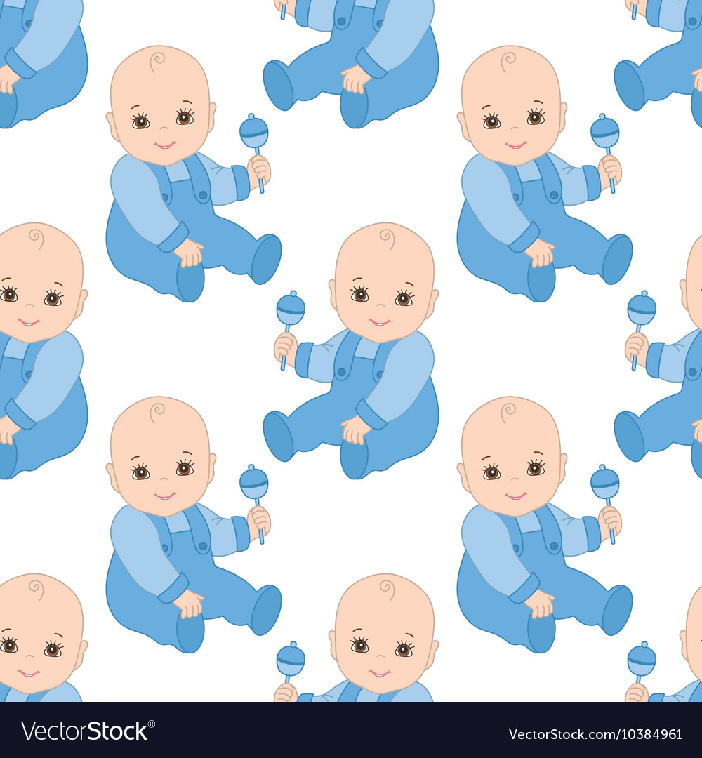 Baboy seamless pattern Royalty Free Vector Image