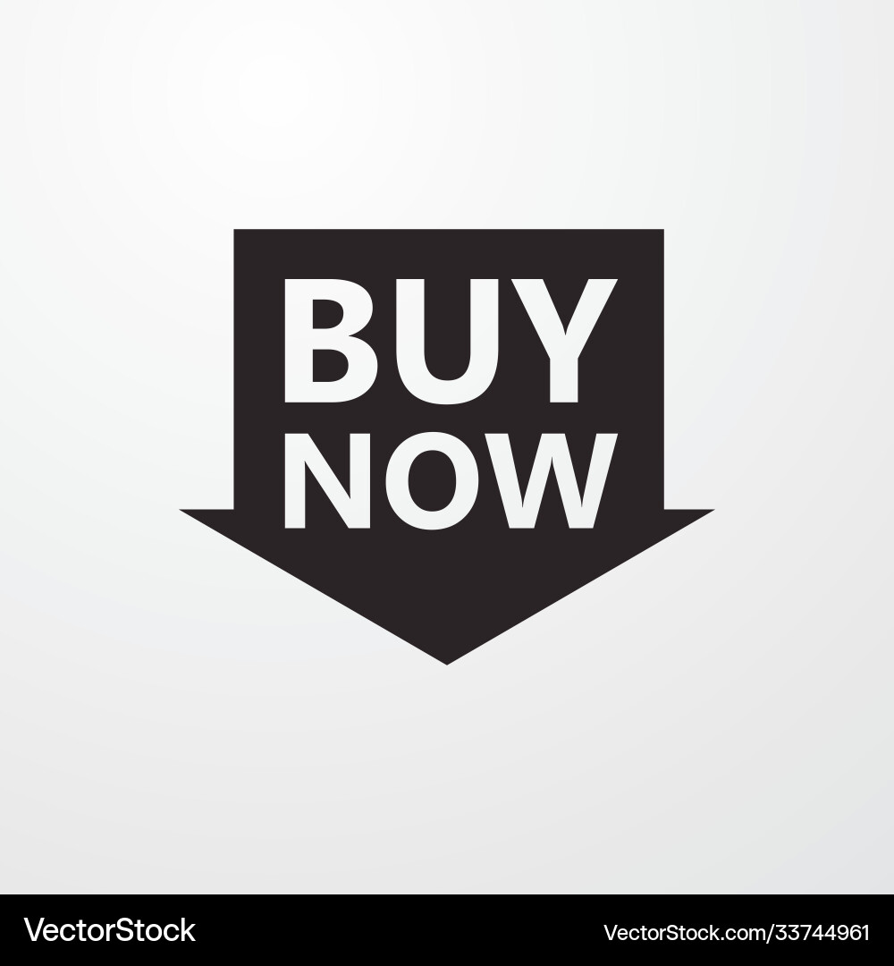 Buy now sign icon - symbol flat design Royalty Free Vector