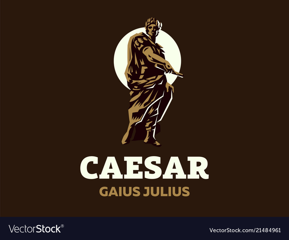 Caesar emblem Royalty Free Vector Image - VectorStock