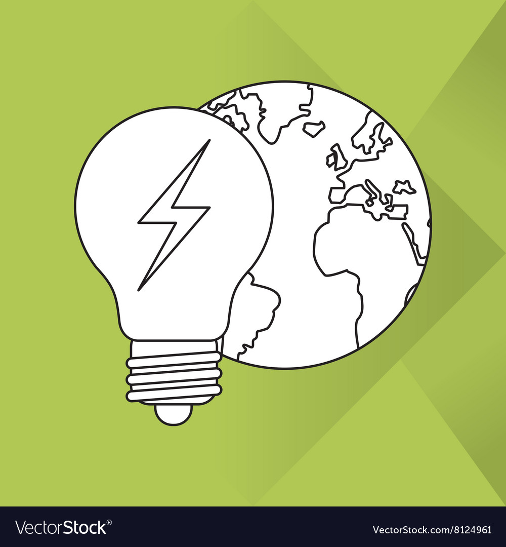 Save energy icon design Royalty Free Vector Image Save energy icon design Royalty Free Vector Image