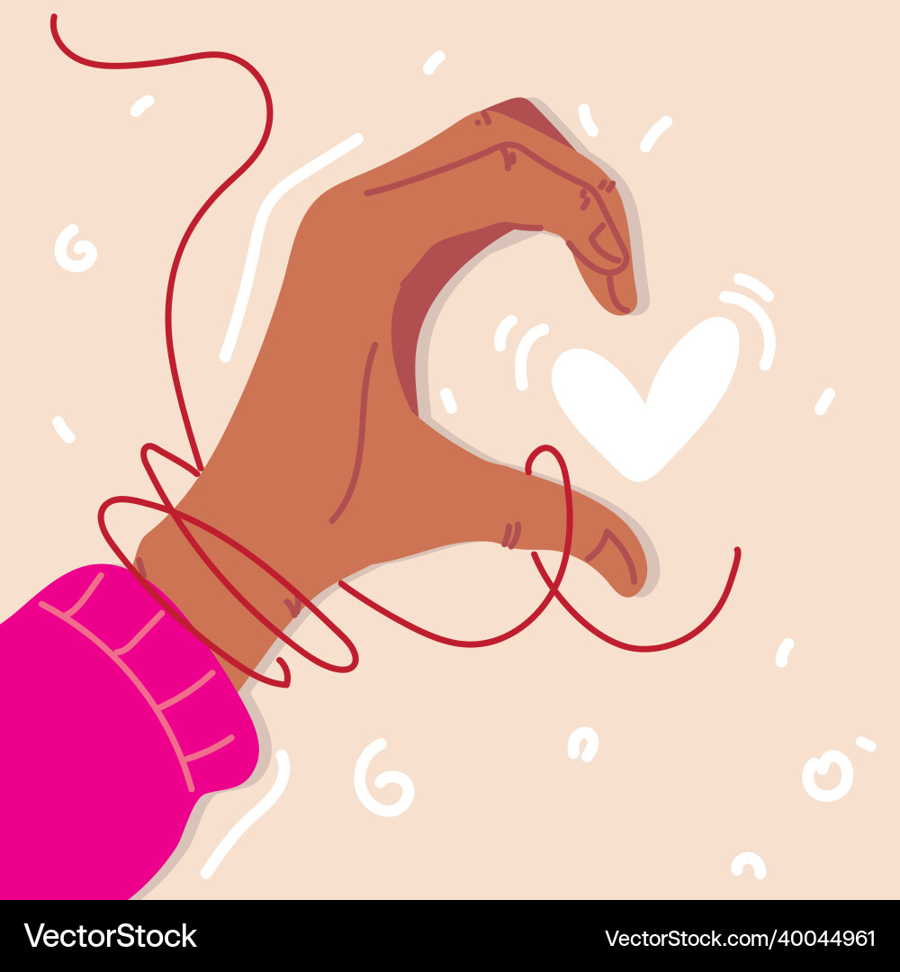 Thread of destiny Royalty Free Vector Image - VectorStock