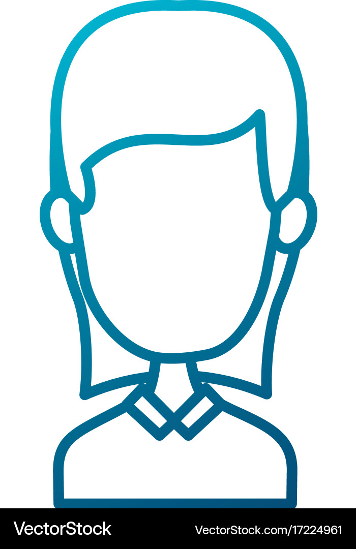 Woman faceless cartoon Royalty Free Vector Image