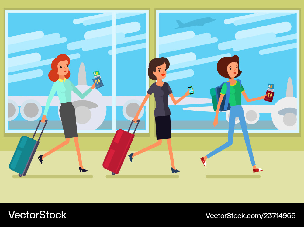 Concept of travel Royalty Free Vector Image - VectorStock