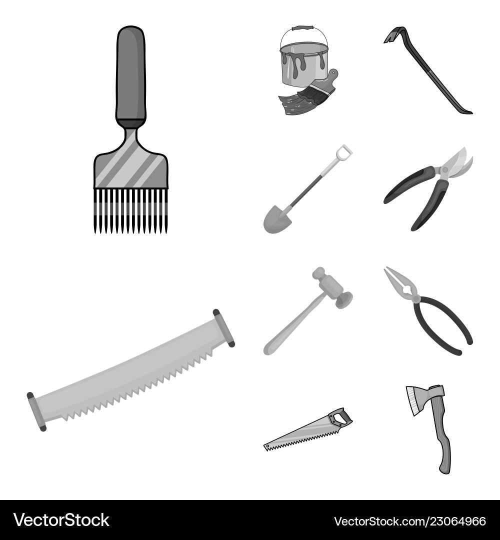 Design of tool and construction sign Royalty Free Vector