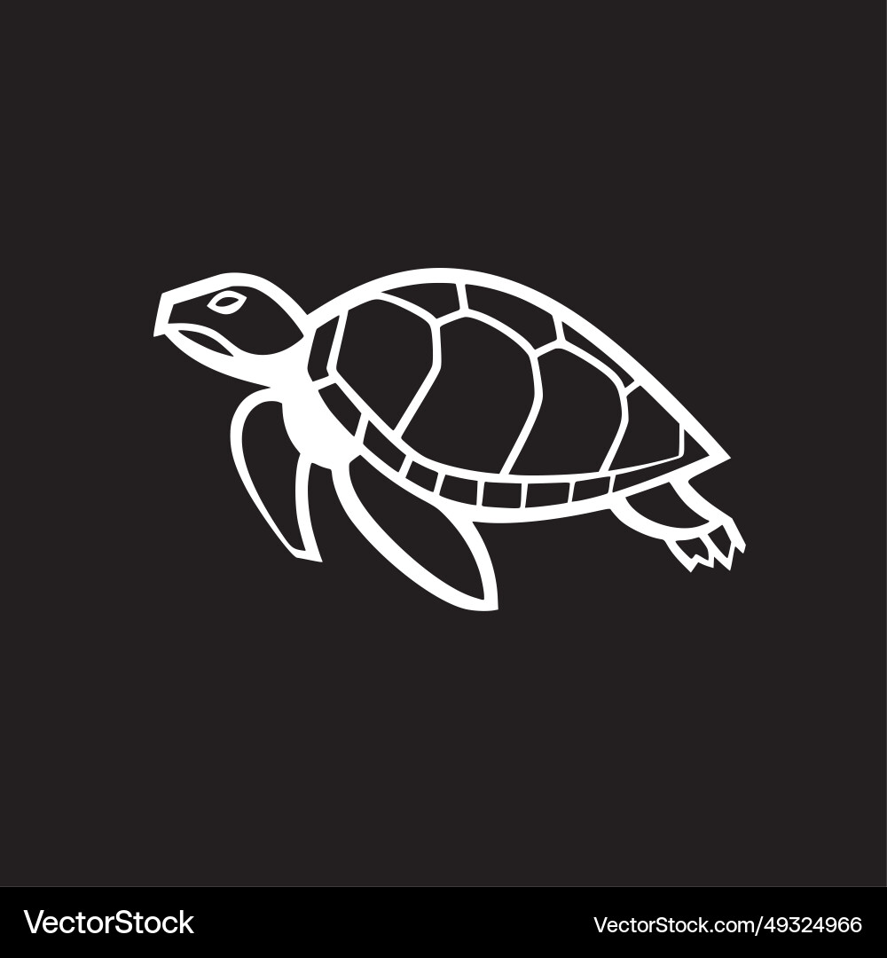 Turtle - high quality logo ideal for t-shirt Vector Image