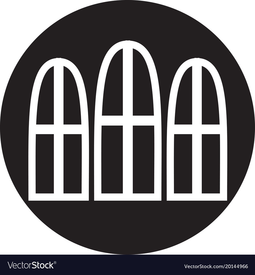 Window icon Royalty Free Vector Image - VectorStock