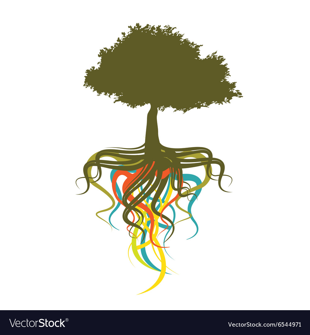 Abstract tree Royalty Free Vector Image - VectorStock