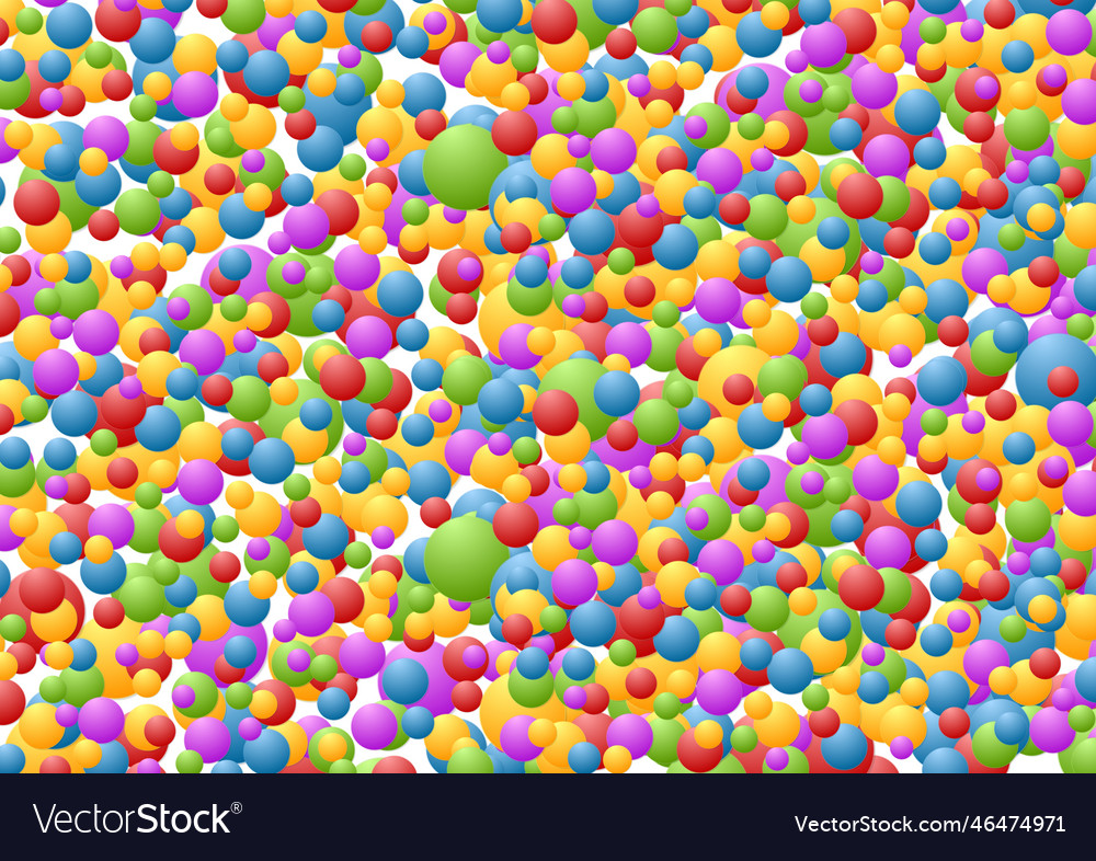 Bright circles pattern Royalty Free Vector Image