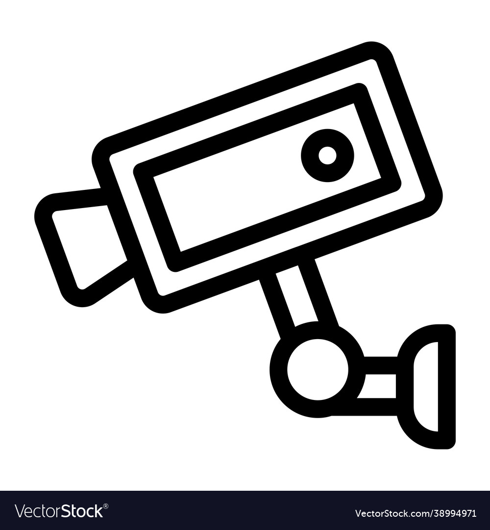 Cctv camera Royalty Free Vector Image - VectorStock