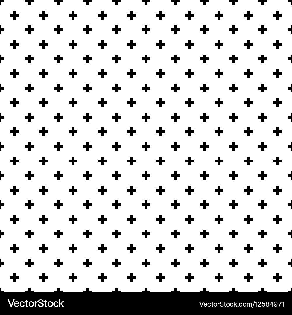 Crosses Seamless Pattern Royalty Free Vector Image