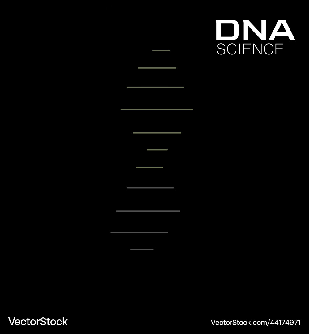 Neon logo dna template for science Royalty Free Vector Image