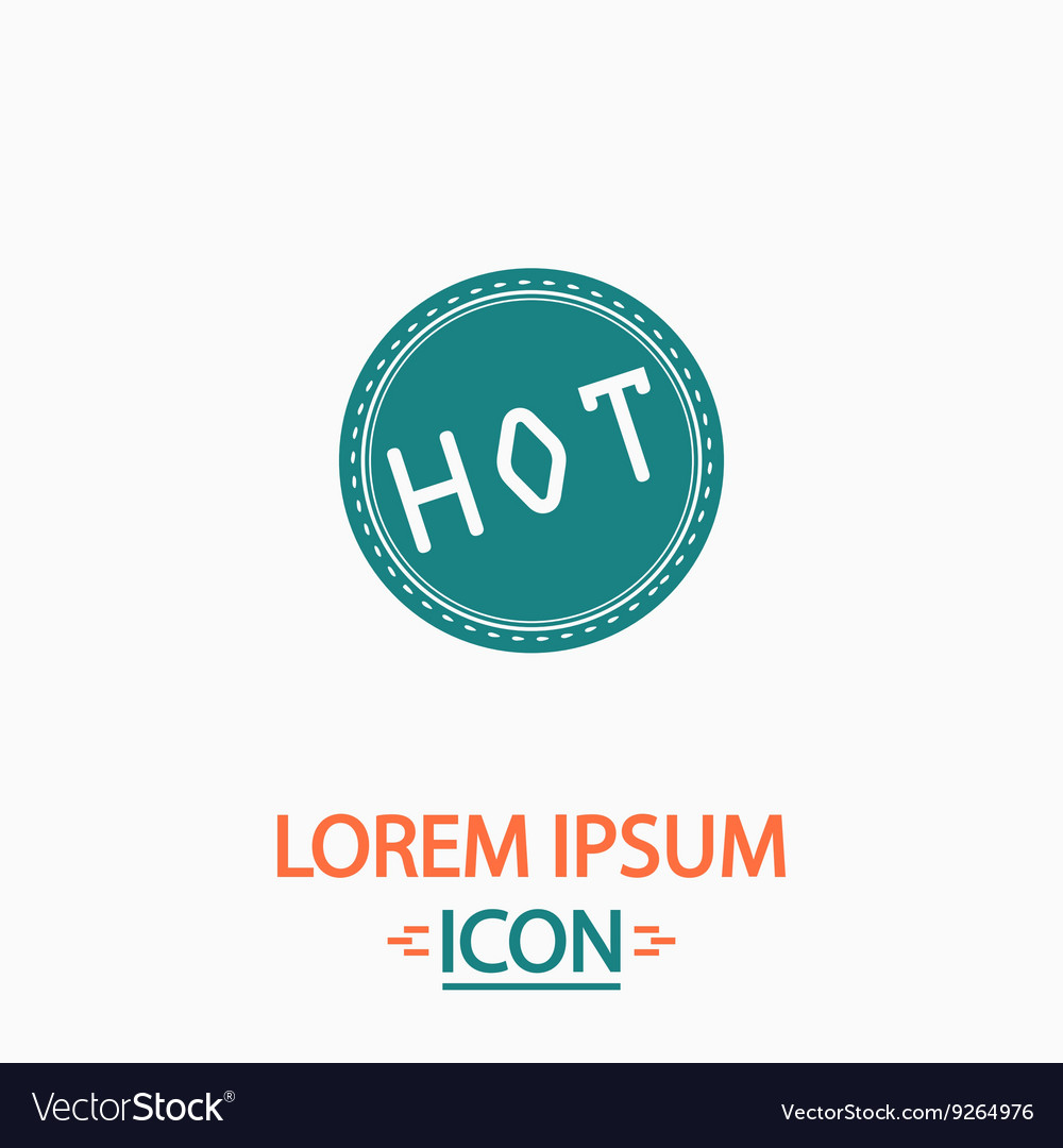 Hot computer symbol Royalty Free Vector Image - VectorStock