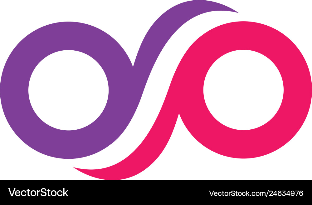 Infinity symbol Royalty Free Vector Image - VectorStock
