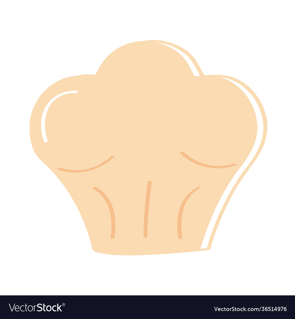 Kitchen chef hat Royalty Free Vector Image - VectorStock