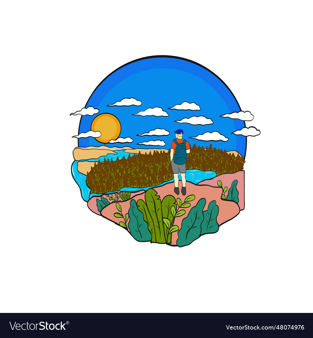 Landscape Royalty Free Vector Image - VectorStock