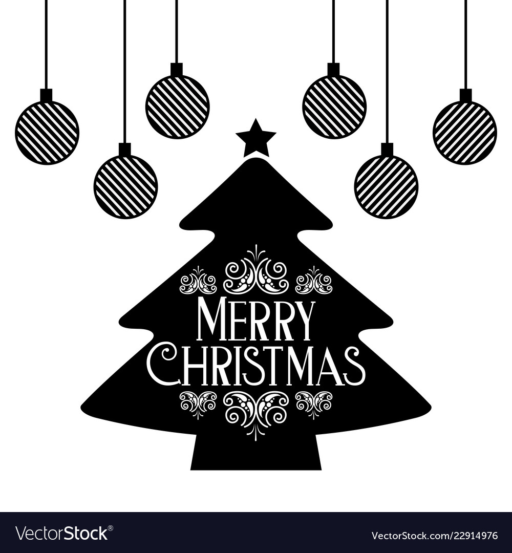 Merry christmas decoration Royalty Free Vector Image