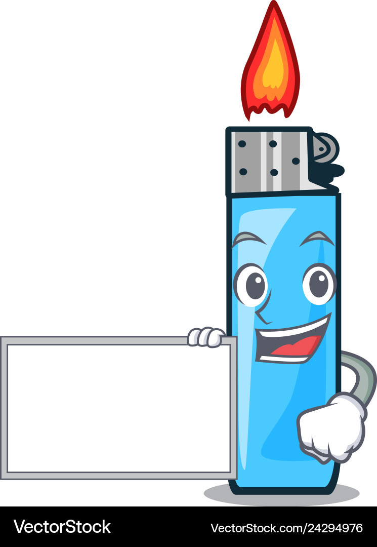 With board plastic lighters in the character shape