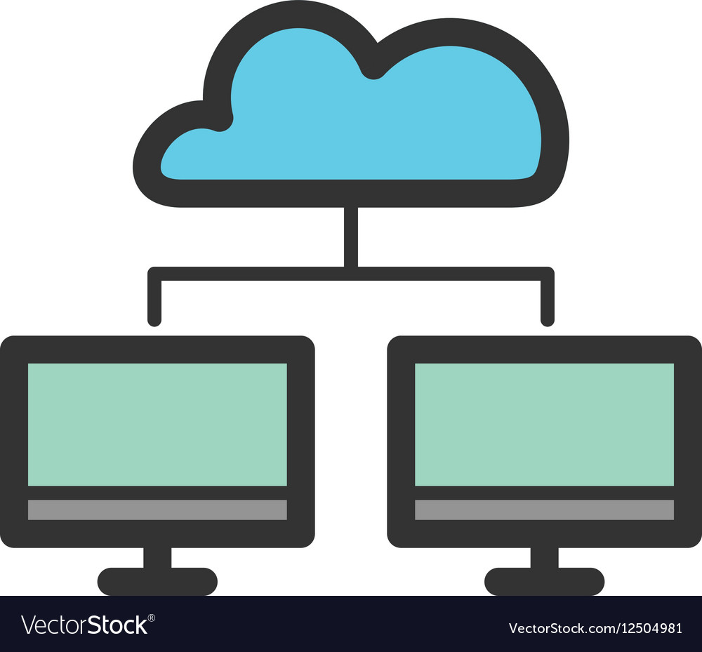 Cloud Connectivity Royalty Free Vector Image - VectorStock