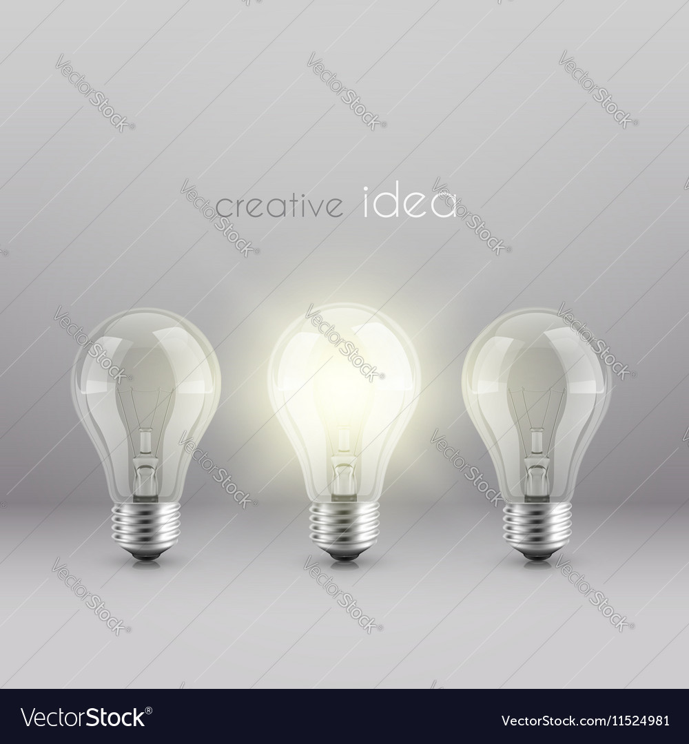 Creative idea solution Royalty Free Vector Image