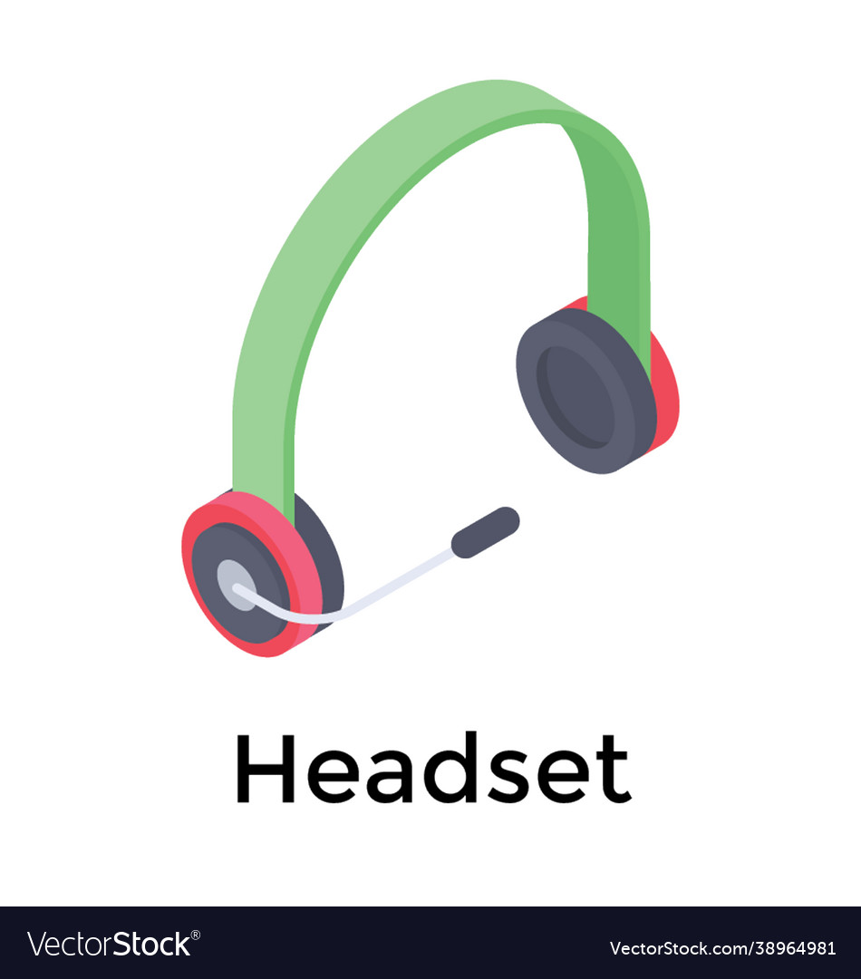 Headset Royalty Free Vector Image - VectorStock