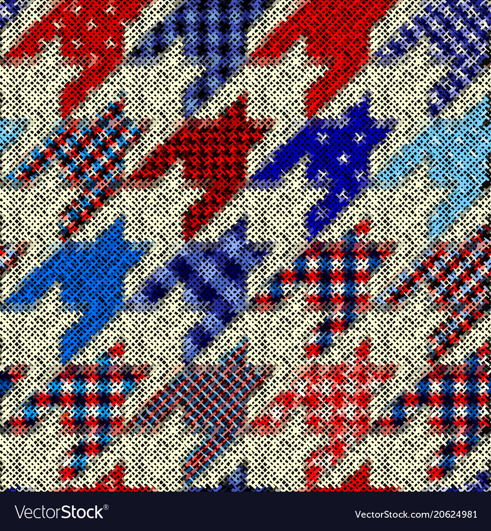 Seamless hounds-tooth pattern Royalty Free Vector Image