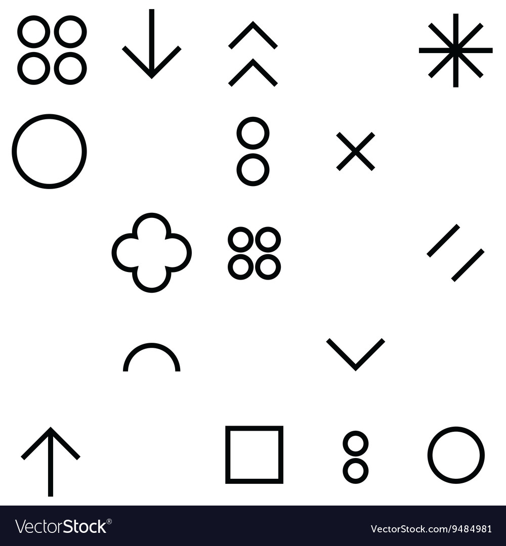 Seamless pattern geometric shapes Royalty Free Vector Image