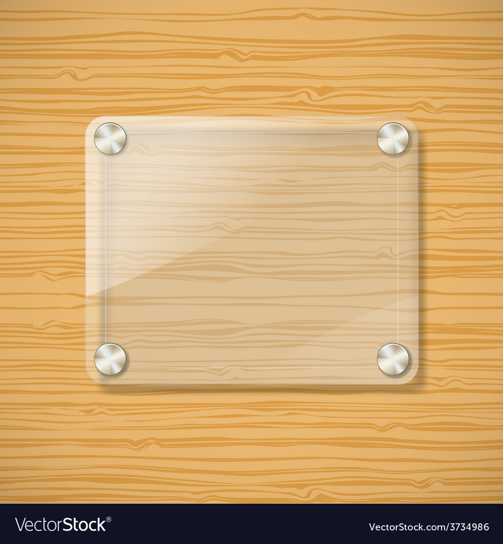 Glass background Royalty Free Vector Image - VectorStock