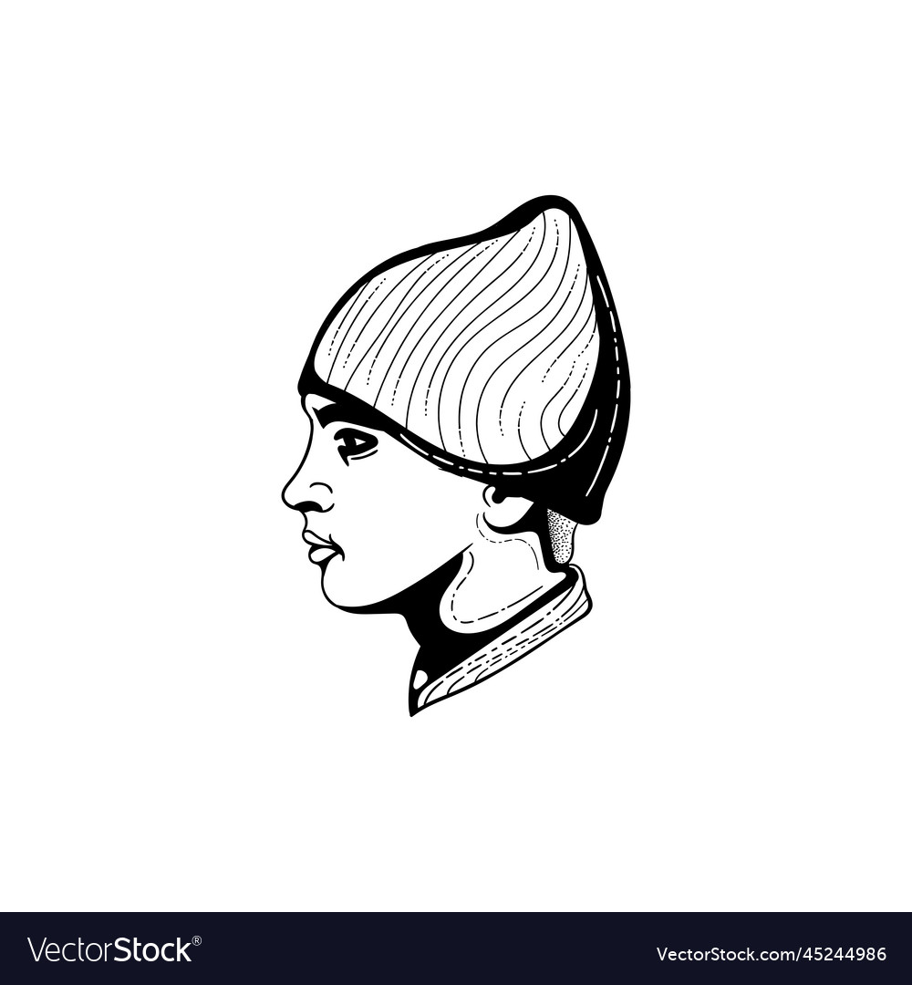 Human head creative design Royalty Free Vector Image