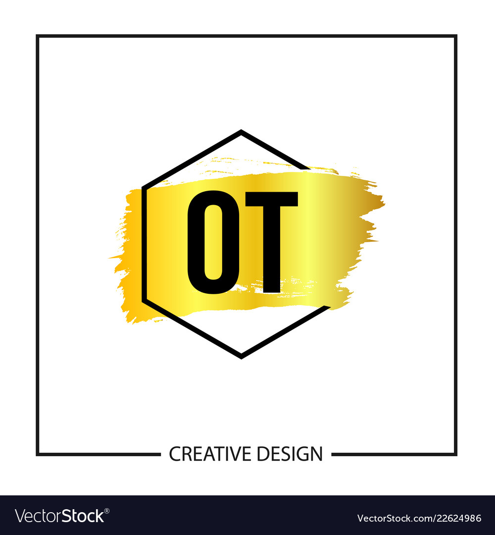 Initial letter ot logo template design Royalty Free Vector Initial letter ot logo template design Royalty Free Vector